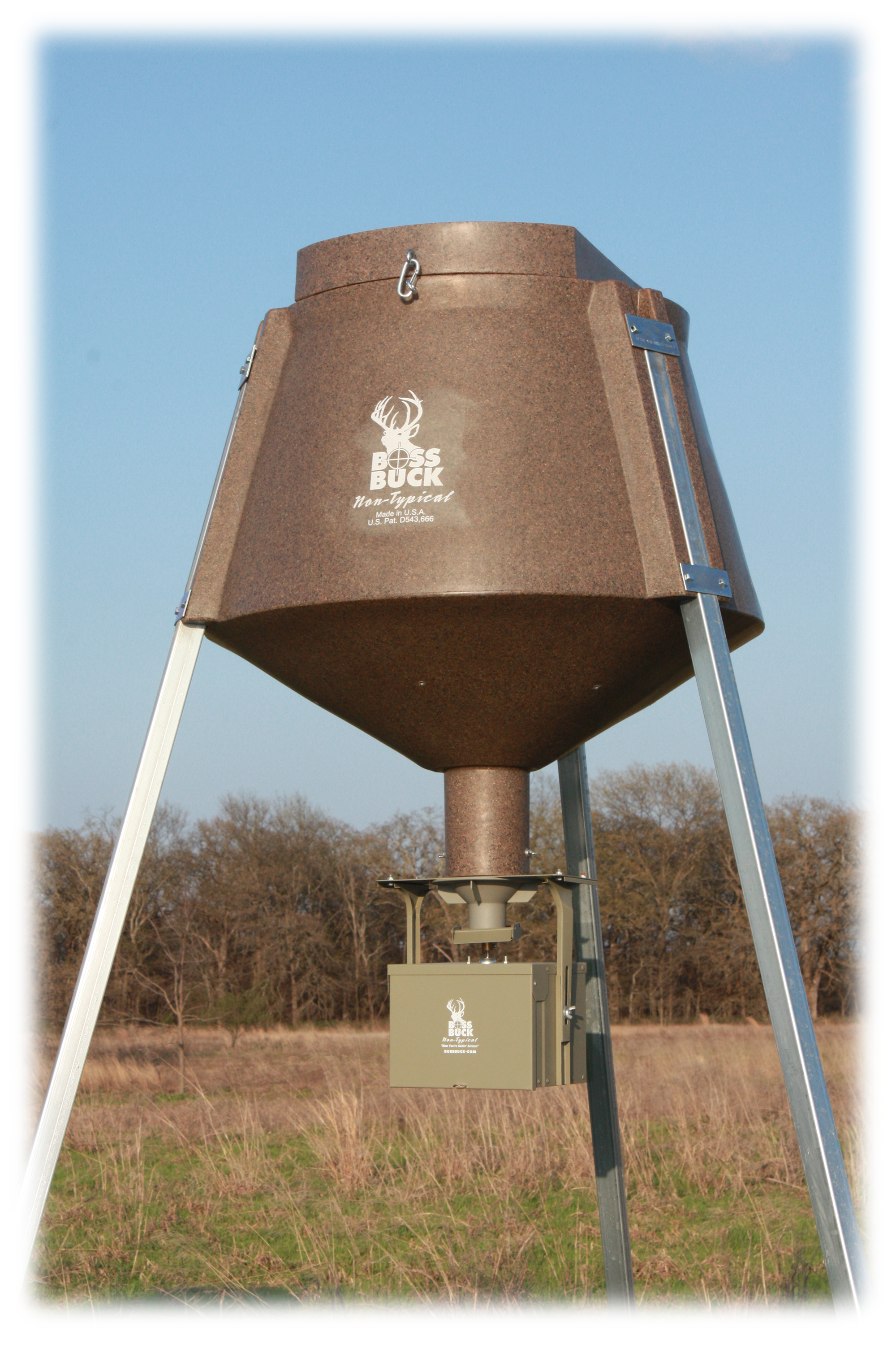 Boss Buck Pro Line 350-lb. Automatic 12V Spinner Tripod Feeder | Bass ...